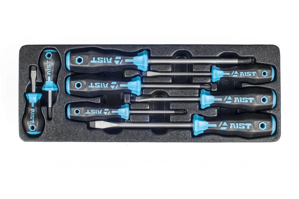 0-8008 AIST — Набор отверток комбинированный SL и PH 8 предметов в ...