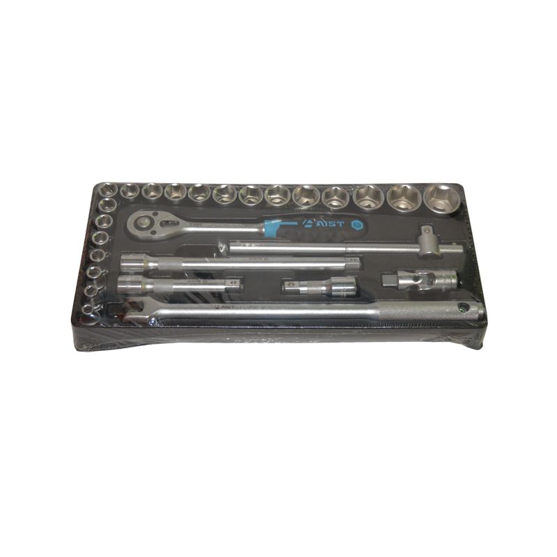 0-401127 AIST — Набор инструмента 27 пр. 8-32мм (1/2") 6-гр. в ...