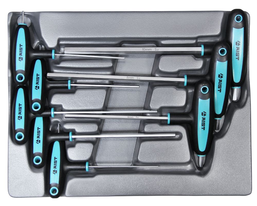 0-800308 AIST — Набор отверток Т-образных шестигранных HEX 8 предметов ...